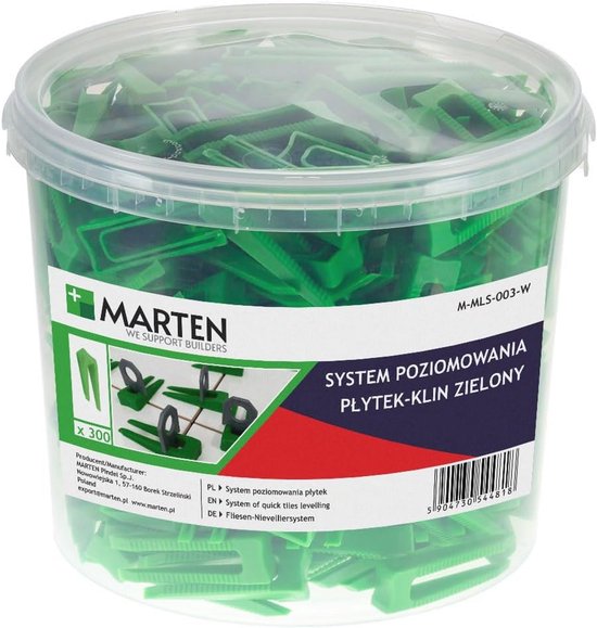 Tegellevelsysteem Clips voor Tegels van 7-15mm met Herbruikbare Wiggen ...
