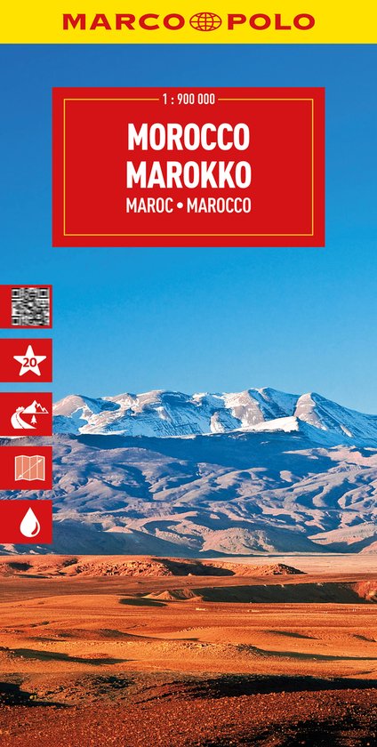 Marco Polo Wegenkaart - MARCO POLO WEGENKAART MAROKKO | 9783575022035 | Boeken | bol