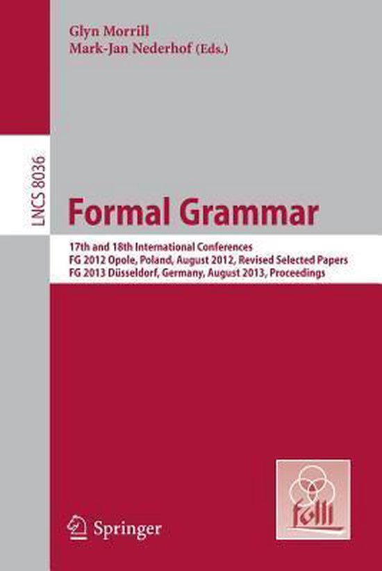 Theoretical Computer Science and General Issues- Formal Grammar ...
