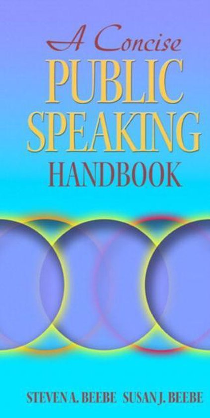 Public Speaking Handbook, Susan J. Beebe | 9780205440207 | Boeken | bol.com