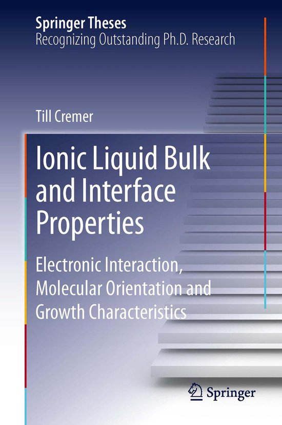 Springer Theses - Ionic Liquid Bulk and Interface Properties (ebook), Till Cremer |... | bol.com