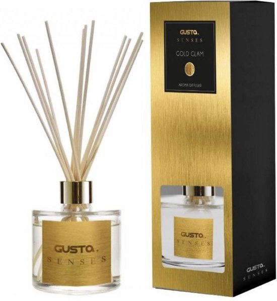 Gusta Senses Diffuser 160ml Gold Glam | bol.com
