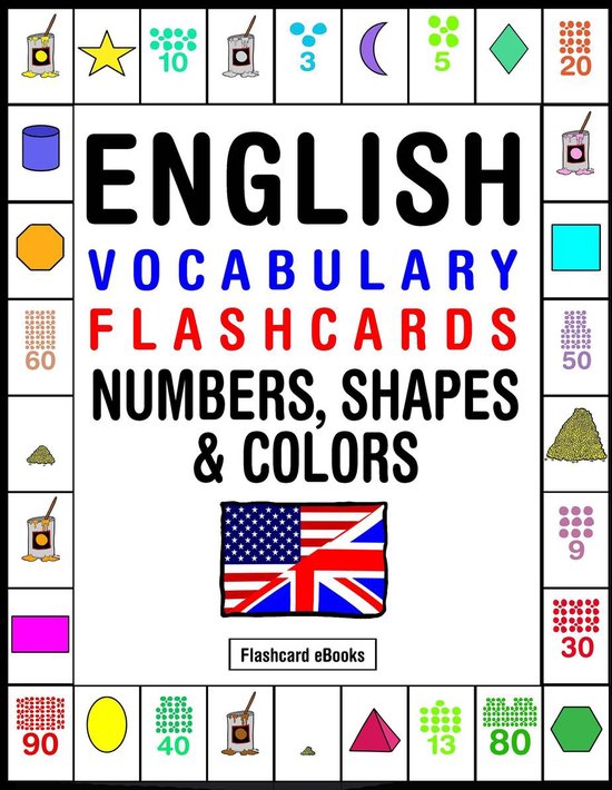 Flashcard eBooks - English Vocabulary Flashcards: Numbers, Shapes ...