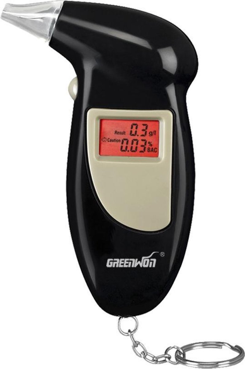 Digitale alcohol tester | Digitale blaastest | Alcohol promillage ...