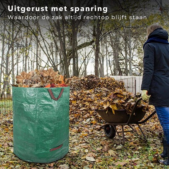 Cheqo® XL Tuinafvalzak - Tuinafval Zak - Tuinafvalemmer - Onkruidzak ...