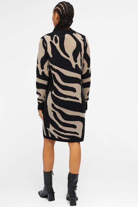 Object Objray L/s Knit Dress Aop Jurken Dames - Kleedje - Rok - Jurk ...