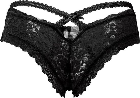 Kanten String - Zwart | bol.com