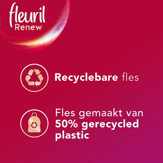 Fleuril Renew Kleur - Vloeibaar Wasmiddel - 2 Flessen - 2.695 Liter ...