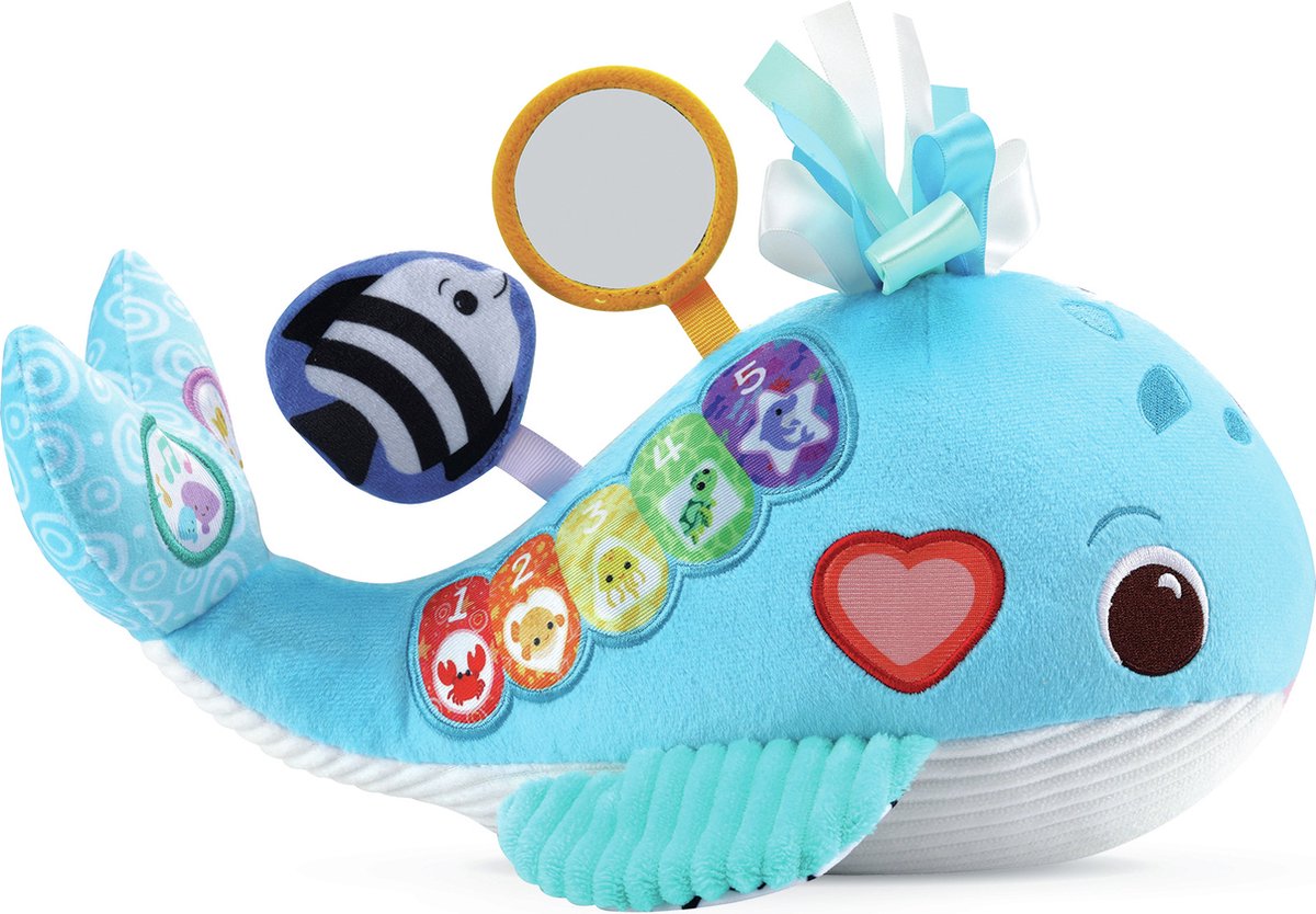 VTech Play Green Baby Knuffel en Leer Walvis - Interactief & Educatief ...