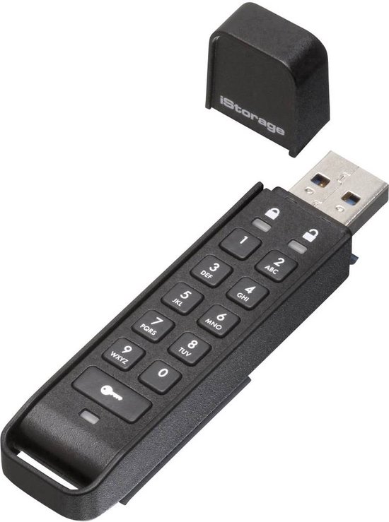 iStorage datAshur Personal 2 - USB-stick - 16 GB - Cijfercode - Zwart | bol