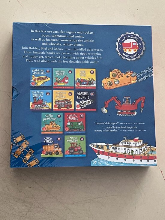 Amazing Machines Truckload Children Collection Tony Mitton 10 Books Box ...