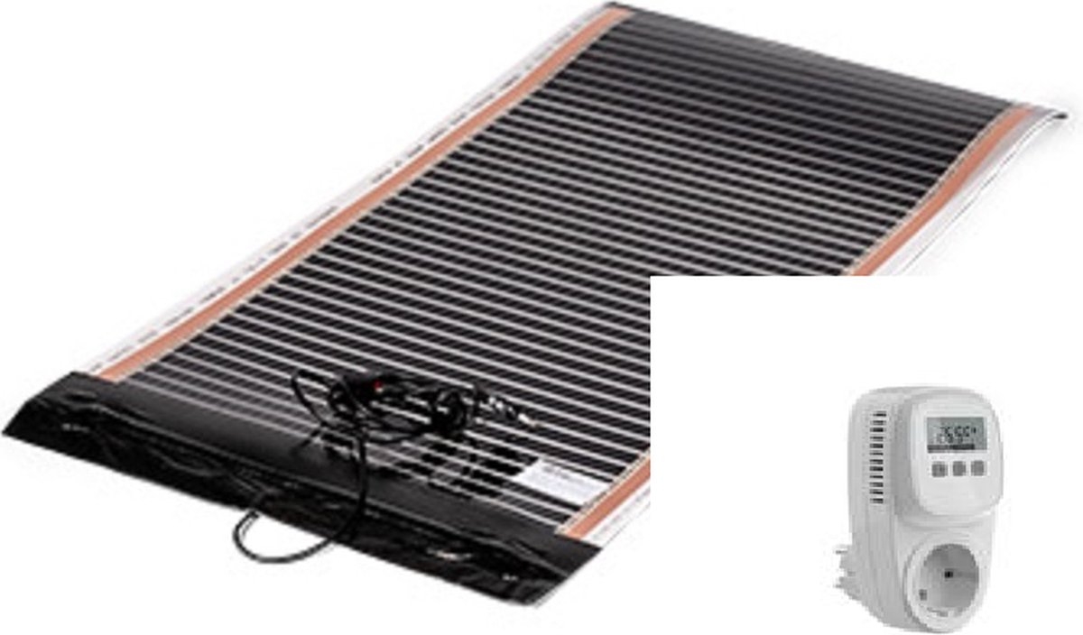 Karpet verwarming / parket verwarming / infrarood folie vloerverwarming 150 cm x 250... | bol