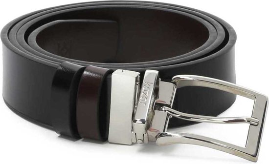 Omkeerbare zwarte en bruine riem voor heren | bol.com