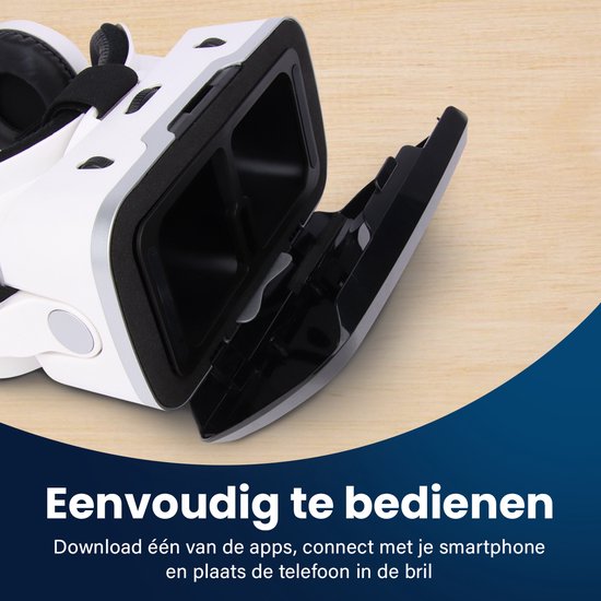 Bluetooth VR Bril voor Smartphones - Virtual Reality - Geschikt voor 5. ...