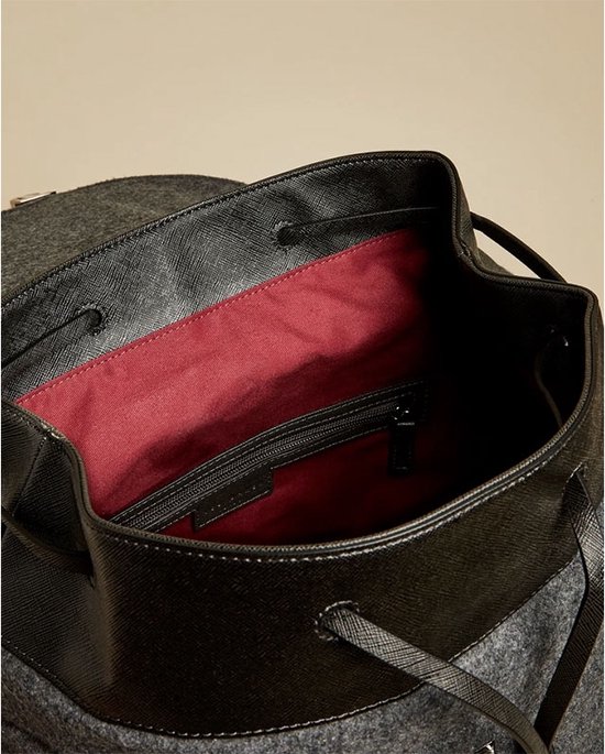 Ted Baker - Textee Wool Backpack Grey | bol