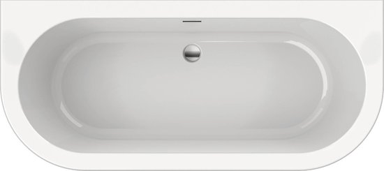 Xenz Charley Bad met sleuf overloop, incl waste 180x80 cm Wit | bol.com