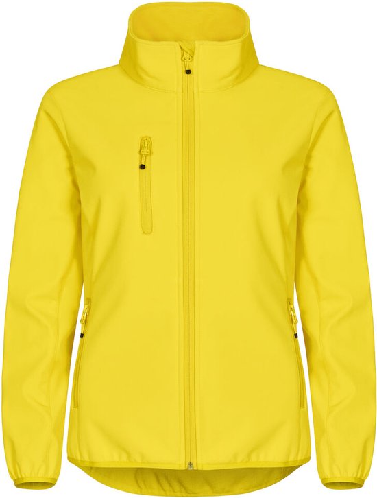 Clique Basic Softshell Jacket Ladies 020915 - Vrouwen - Lemon - XXL | bol