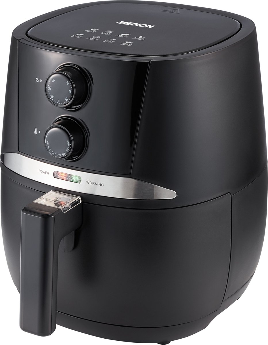 Medion Life E20 L Airfryer - Heteluchtfriteuse - Airfryer XL met 3,2L ...