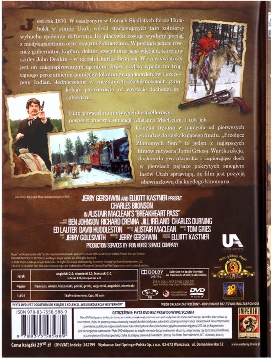 Breakheart Pass [DVD] (Dvd), Ben Johnson | Dvd's | bol