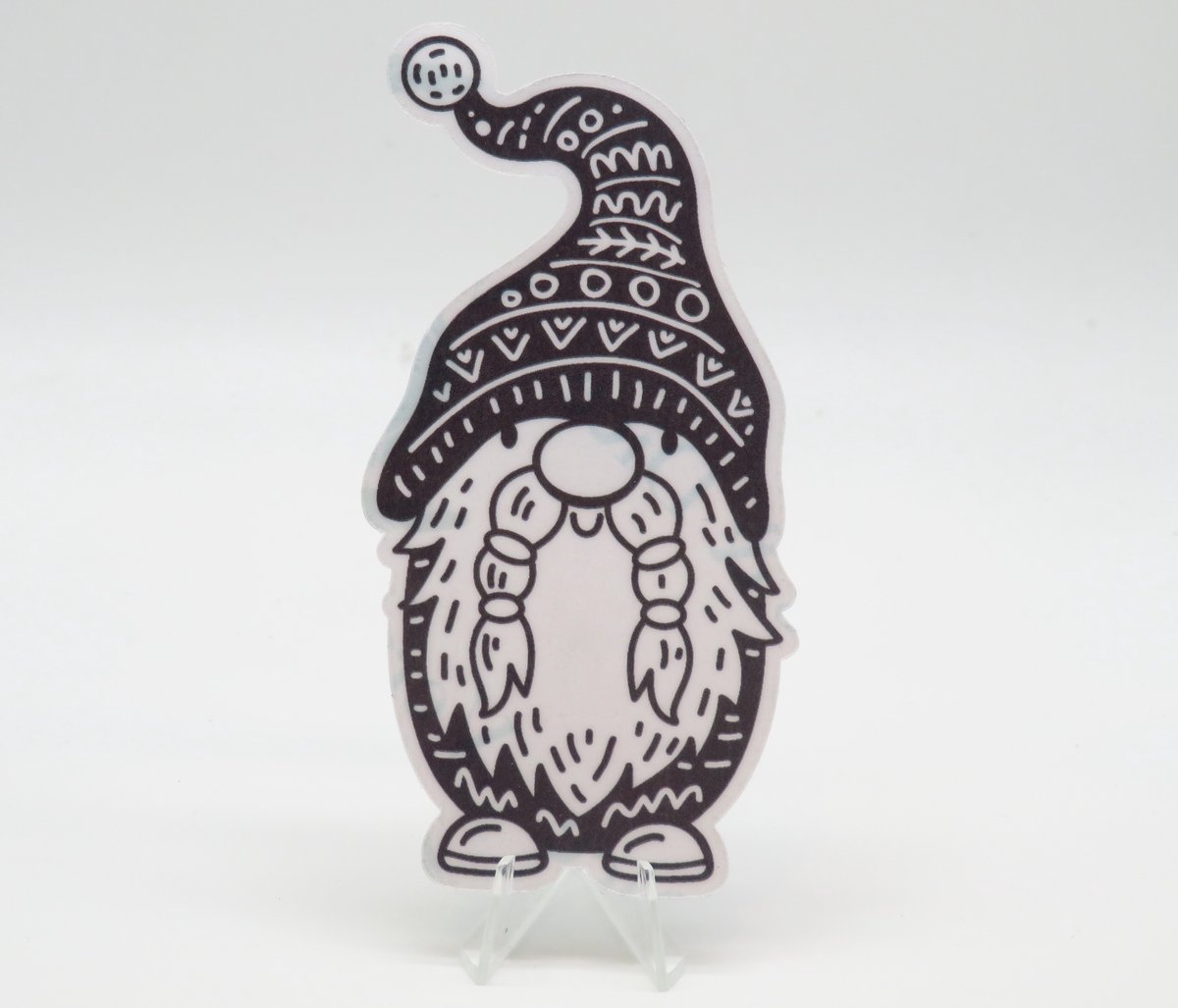 Kabouter met een Gevlochten Snor Sticker - Kabouters met Snorren | Vera ...