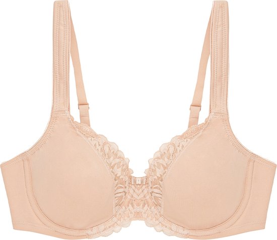 Triumph - Modern Lace + Cotton W01 - BH met beugel - Beige - 90-105D | bol