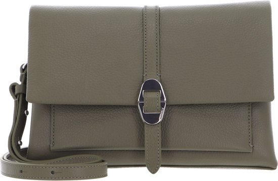 COCCINELLE Leren Schoudertas Dorian Handbag Grained Leather Laurel ...