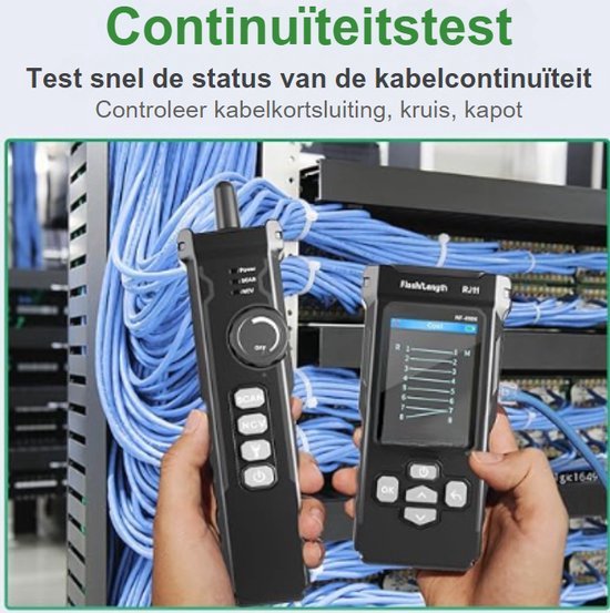 Kabeltester - Kabelzoeker - Met toongenerator - Circuittester | bol