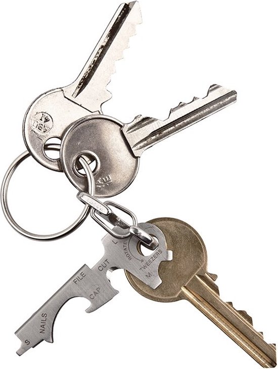 Multi-purpose key ring True Keytool tu247k 8 Functies | bol
