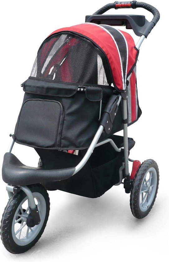 PolkaHome Inklapbare Hondenbuggy - Huisdieren wandelwagen - Hondenwagen | bol