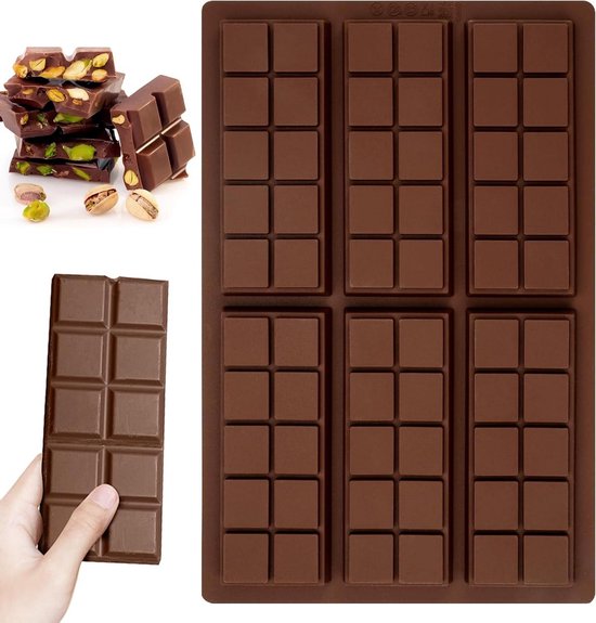 Silicone Chocolate Mould for 6 Plates DIY Chocolate Making BPA Free Non ...