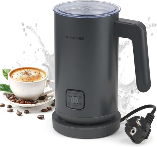 Elektrische melkopschuimer met 3 standen - Melkopschuimer en opwarmer voor perfecte... | bol