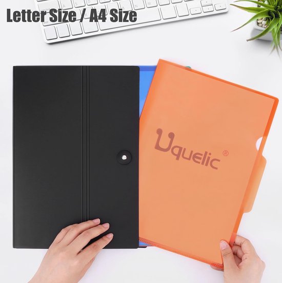 A4 File Organizer met Flush File Covers - Transparante Mappen en ...