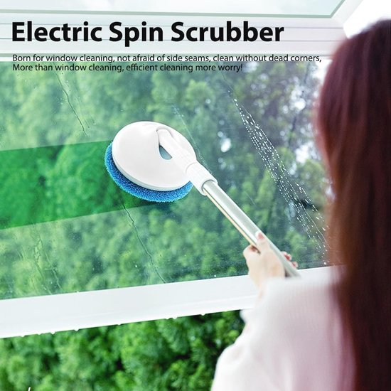 Draagbare Elektrische Spin Scrubber met Verstelbaar Handvat voor ...