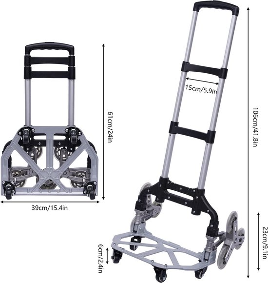 Equivera Trapsteekwagen - Traploper - Traploper Steekwagen - Trap ...