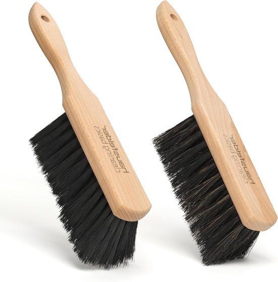 Handveger en handbezems 2-delige set met zachte en medium zachte ...