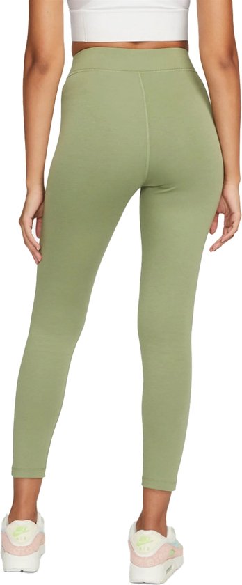 Nike sportswear classic 7/8-legging in de kleur groen. | bol