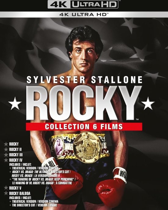 Rocky - Complete Collection (4K Ultra HD Blu-ray), Burt Young | Dvd's | bol