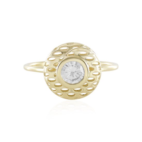 Gouden ring met een zirkoon (Ornaments by de Melo) | bol