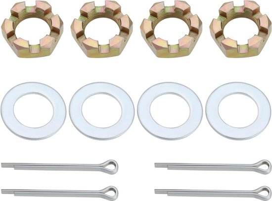 2 Sets Moer Kit 1 "Koolstofstalen as Wasmachines 58 cm Lange ...