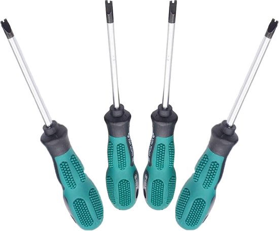 Schroevendraaierset 4 stuks - Magnetische schroevendraaiers voor vaste ...