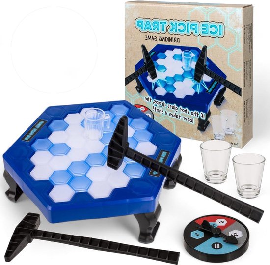 Drinkspel met ijspakjesval - 49-delige Ice Block Ice Cold Party voor ...