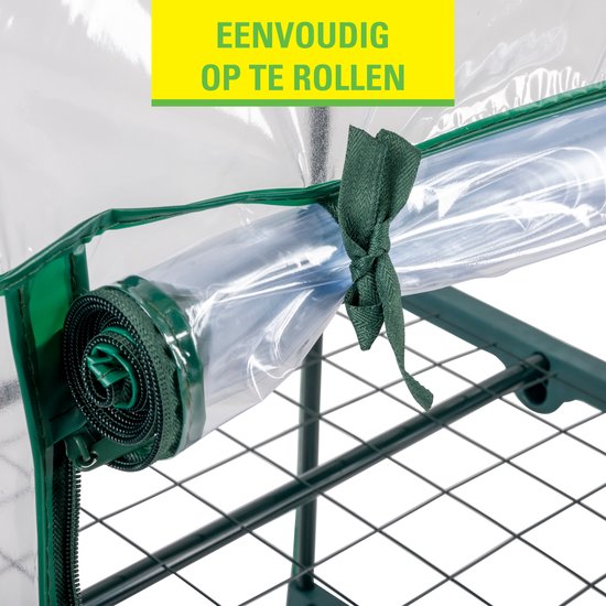 Kinzo Kweekkas - Broeikas Tuinkas 69x49x125 cm - Kweekbak met 3 ...