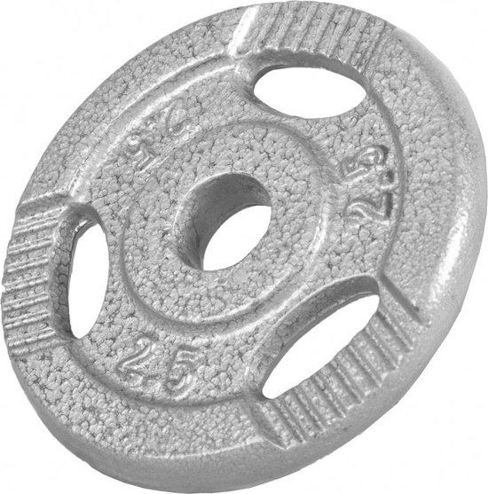 Gorilla Sports Halterset 70 kg - 30 mm - Gietijzer - Gewichten met ...