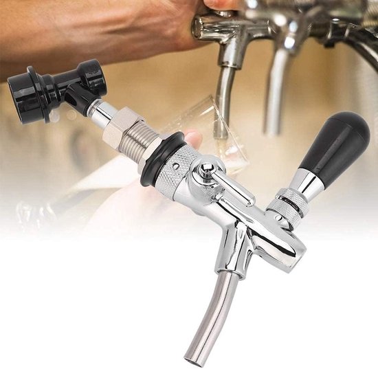 Verstelbare bierkraan met kogelvergrendeling voor bars en restaurants ...