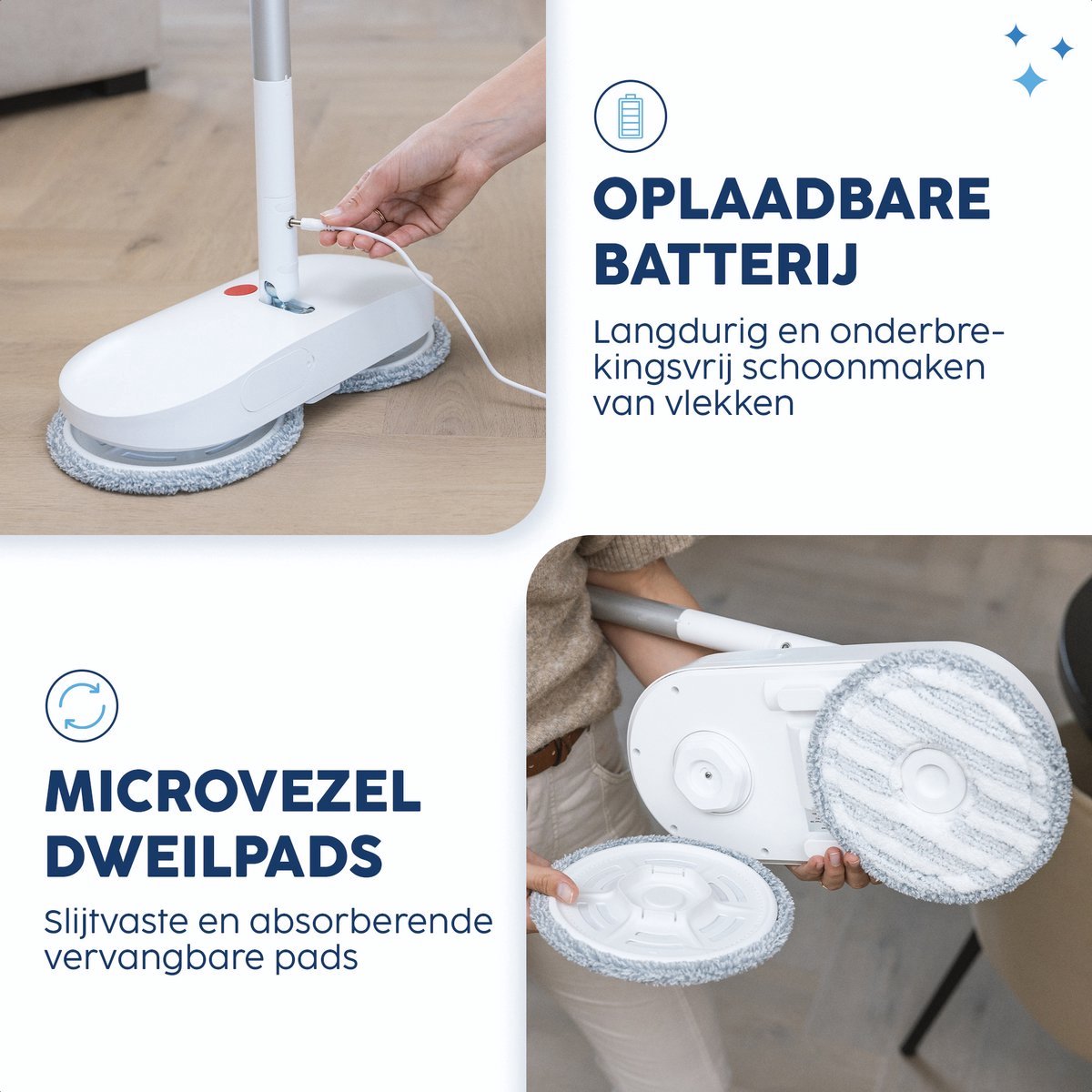 Beste Dweil Met Spray CleanRite® Mop System 2-in-1 | Mop System ...
