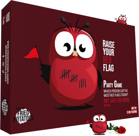 RAISE YOUR RED FLAG: Not Safe For Work Editie (NSFW) - Party Game ...