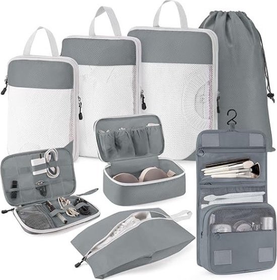 Packing Cubes Backpack - Koffer Organizer Set - Voor Backpack & Koffer ...