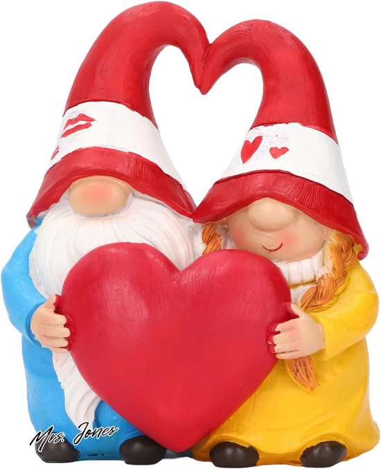 Mrs. Jones tuinkabouter paar beeldje - liefde hars beeldje - desktop ...