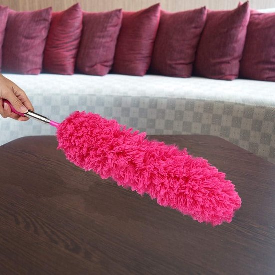 Microfiber Dust Cleaner Duster Met RVS Telescopische Pole - Voor ...