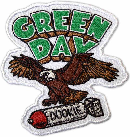 Green Day - Dookie Eagle Patch - Wit/Multicolours | bol